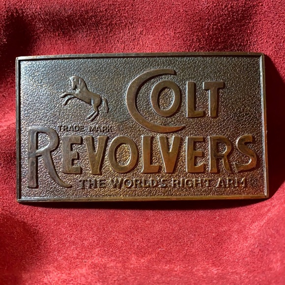 Colt | Accessories | Vintage Colt Revolvers Belt Buckle | Poshmark